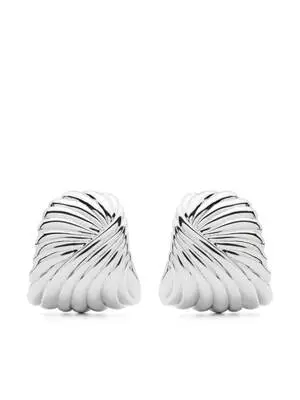 MISSOMA Ripple Stud Earrings - Silver