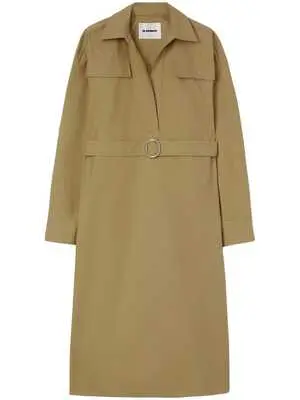 JIL SANDER Classic-collar Cotton Dress