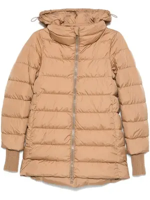 Herno Hooded Padded Coat - Brown