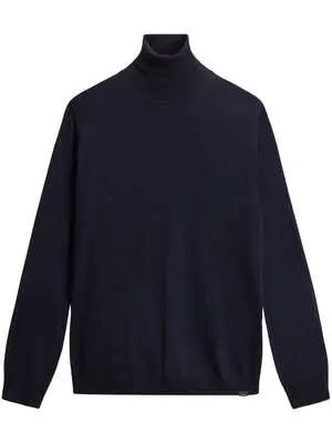 Woolrich Roll-neck Knitted Jumper - Blue