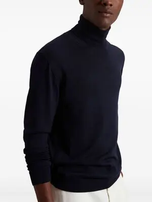 Woolrich Roll-neck Knitted Jumper - Blue
