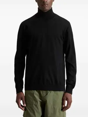 Woolrich Roll-neck Knitted Jumper - Black