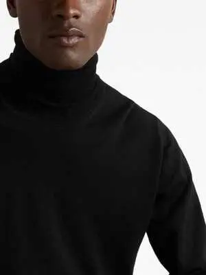 Woolrich Roll-neck Knitted Jumper - Black
