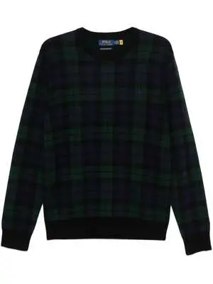 Polo Ralph Lauren Check-pattern Sweater - Blue