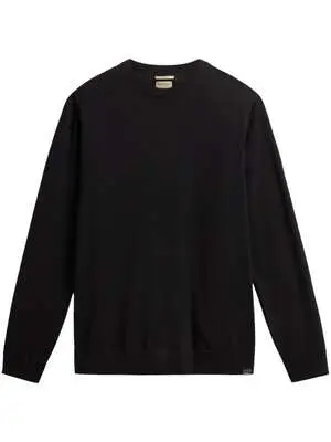 Woolrich Logo-tag Knitted Jumper - Black