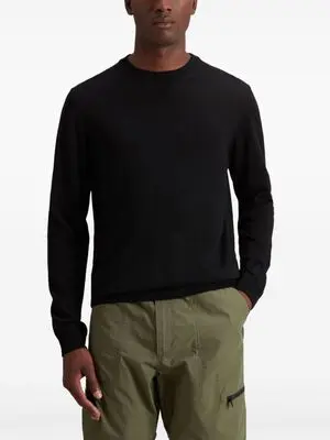Woolrich Logo-tag Knitted Jumper - Black