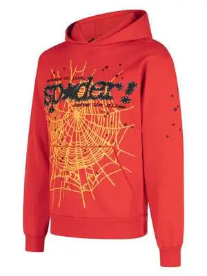 SP5DER Graphic Hoodie - Red