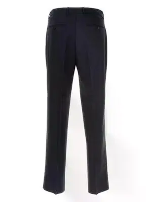Etro Pleated Wool Trousers - Blue