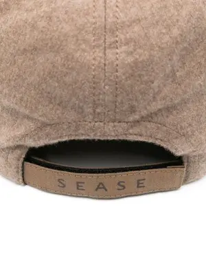 Sease Six-panel Cashmere Cap - Brown