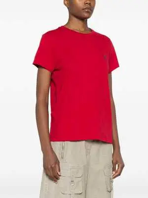 Polo Ralph Lauren Pony-embroidered T-shirt - Red