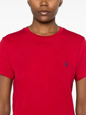 Polo Ralph Lauren Pony-embroidered T-shirt - Red