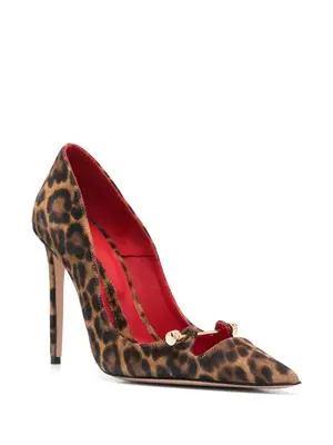 HARDOT More 110mm Pumps - Brown