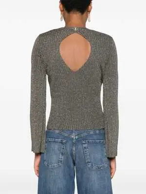 TWINSET Lurex-detail Sweater - Black