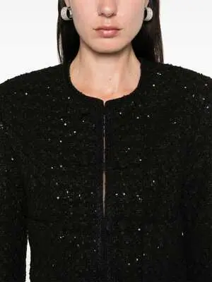 ROTATE BY BIRGER CHRISTENSEN Bouclé Cropped Jacket