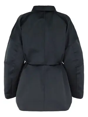 Giambattista Valli Oversized Bow-detail Satin Jacket - Black