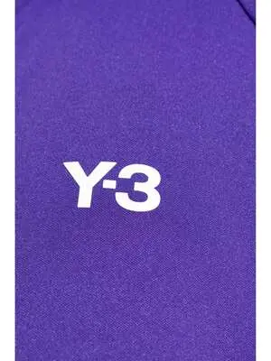 Y3 3-stripes Logo Zipped Jacket - Purple