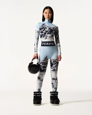 Perfect Moment Jacquard Legging - Landscape