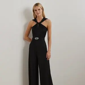 Ralph Lauren Belted Jersey Jumpsuit