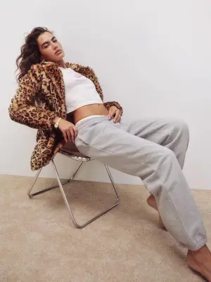REFORMATION Skye Sweatpant - Grey