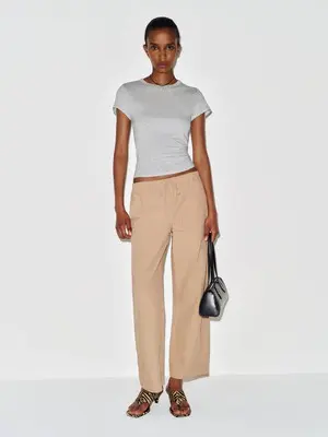 REFORMATION Slim T-shirt - Grey