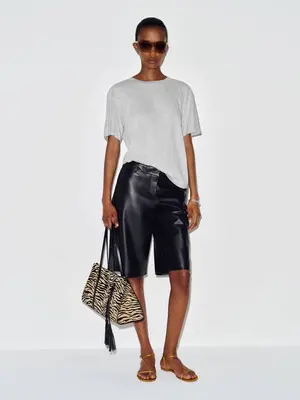 REFORMATION Liam Oversized T-shirt - Grey
