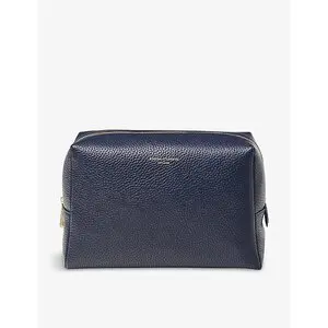 ASPINAL OF LONDON Grained-leather Case - Navy