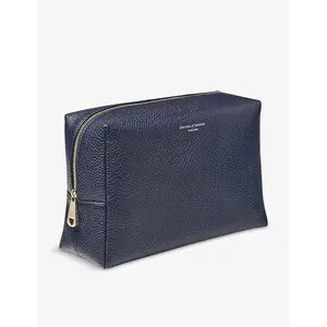 ASPINAL OF LONDON Grained-leather Case - Navy