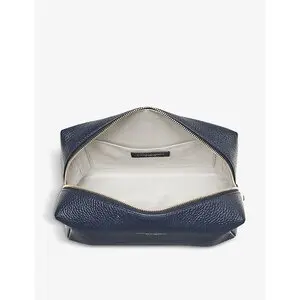 ASPINAL OF LONDON Grained-leather Case - Navy