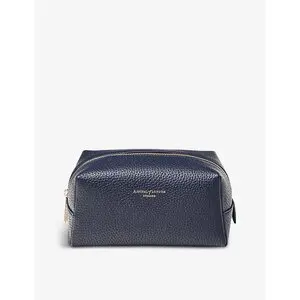 ASPINAL OF LONDON Aspinal Of London Grained-Leather Case Navy