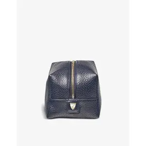 ASPINAL OF LONDON Grained-leather Case - Navy