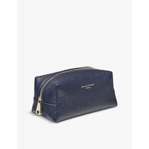 ASPINAL OF LONDON Grained-leather Case - Navy