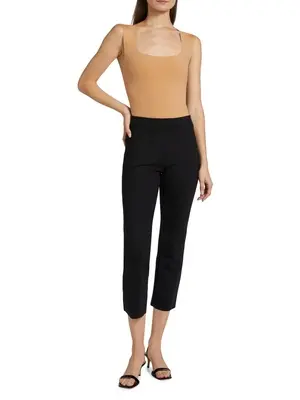 Commando Neoprene Cap-sleeve Bodysuit - Ivory