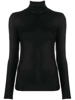 Majestic International Lurex High Neck Sweater