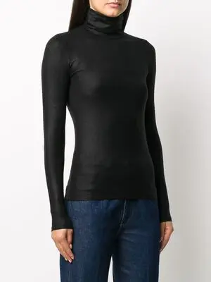 Majestic International Lurex High Neck Sweater