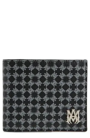 Amiri Ma Quad Faux Leather Bifold Wallet - Black