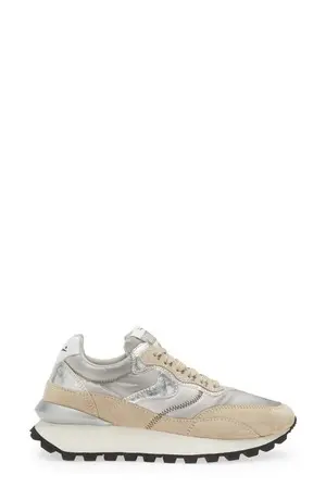 VOILE BLANCHE Qwark Hype Sneakers - Beige Grey