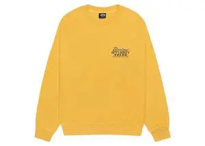 StÜssy Ist Pigment Dyed Crewneck Sweatshirt