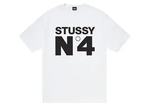 StÜssy No.4 Tee Shirt - White