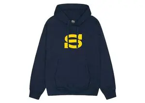 StÜssy Letterman Hoodie - Navy Blue