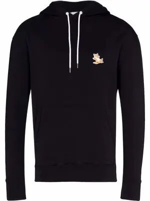 Maison Kitsuné Chillax Fox Patch Classic Hoodie - Black