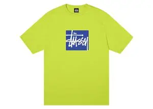 StÜssy Stock Box Tee Shirt - Keylime