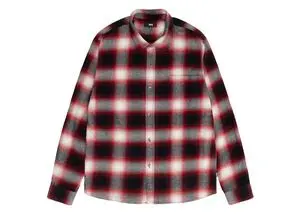 StÜssy Bay Plaid Shirt Red