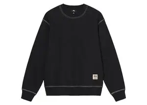 StÜssy Contrast Stitch Label Crew Sweater