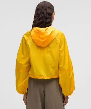 Lululemon Scuba Cropped Anorak - Maize Yellow