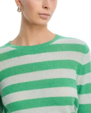 Jumper 1234 Cashmere Striped Crewneck Sweater