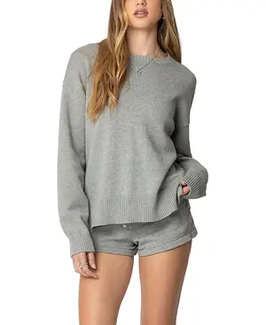 Women's Gray Oversized Sweaters