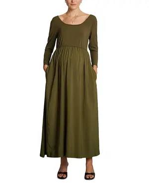 Nom Maternity Draped Day Dresses