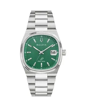 Bulova Classic Super Seville Watch - Green/silver