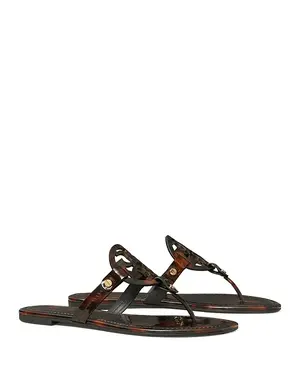 Tory Burch Miller Slide Sandals - Tortoise