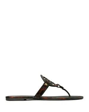 Tory Burch Miller Slide Sandals - Tortoise